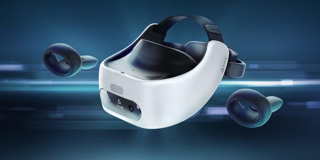 HTC announces Vive Focus Plus standalone VR headset with two motion controllers - Gizmochina