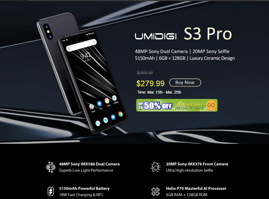 Here’s Where You Can Buy The EU And Non-EU Versions Of UMIDIGI S3