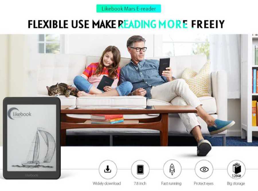 Likebook T78D And Mars T80D E-book Readers At Lowered Prices