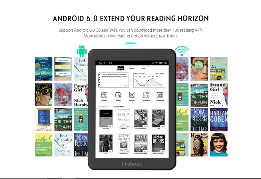 Likebook T78D And Mars T80D E-book Readers At Lowered Prices