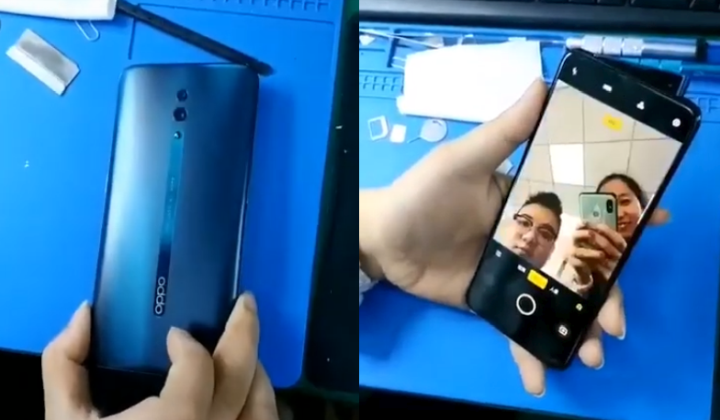OPPO Reno hands-on video reveals unique pop-up front camera - Gizmochina