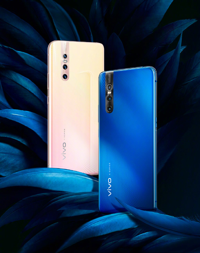 Vivo X27 color variants Pink Gold and Blue Feathers confirmed in fresh ...
