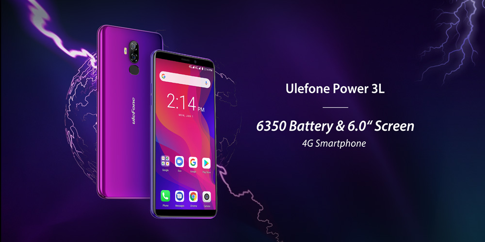 Affordable Ulefone Power 3L launched with a huge 6350 mAh battery ...