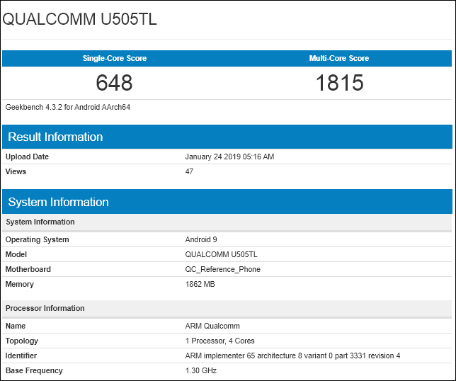 Qualcomm QM215 for low end phones running Android Go spotted on ...