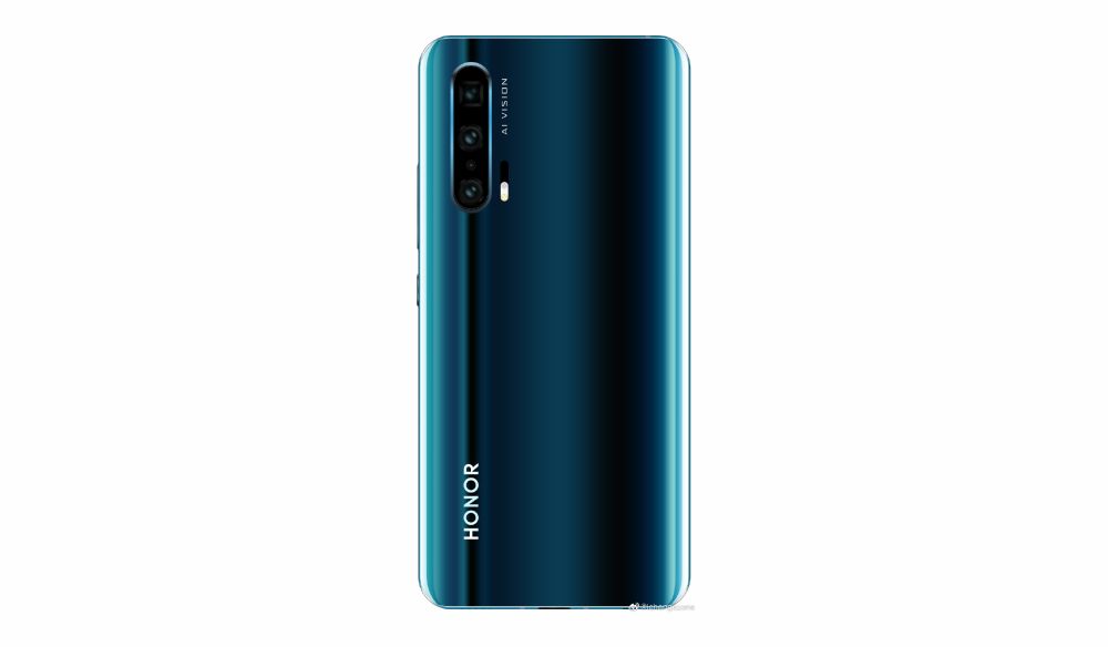 Honor 20 Pro leaked image reveals quad camera setup and design - Gizmochina