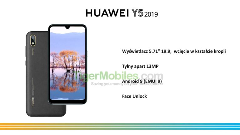 Huawei Y5 2019 image and key specifications leak - Gizmochina