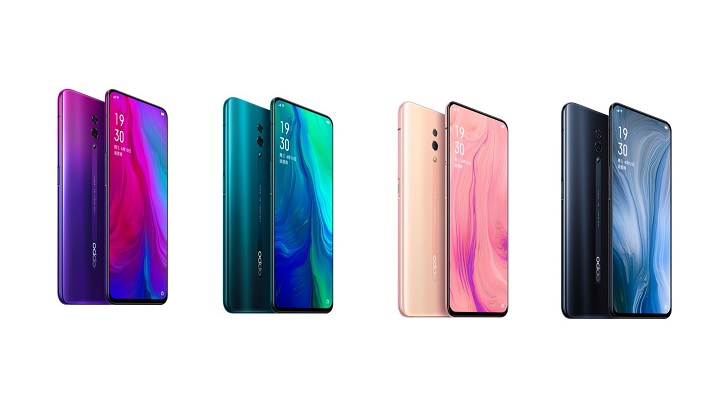 OPPO Reno shows off all its colors in these official renders - Gizmochina