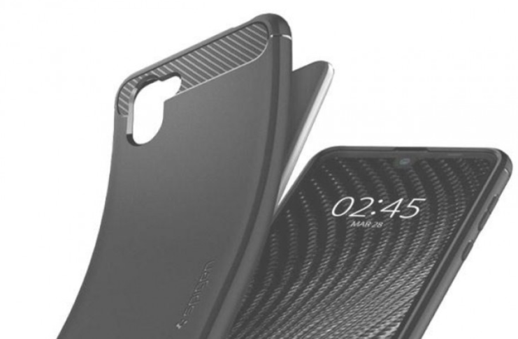 Case maker leaks Sharp Aquos R3' design, has dual notches - Gizmochina