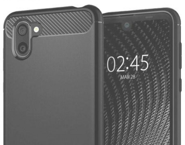 Case maker leaks Sharp Aquos R3' design, has dual notches - Gizmochina