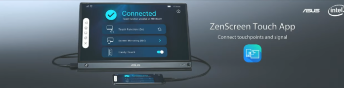 ASUS announces ZenScreen Touch portable touch display - Gizmochina