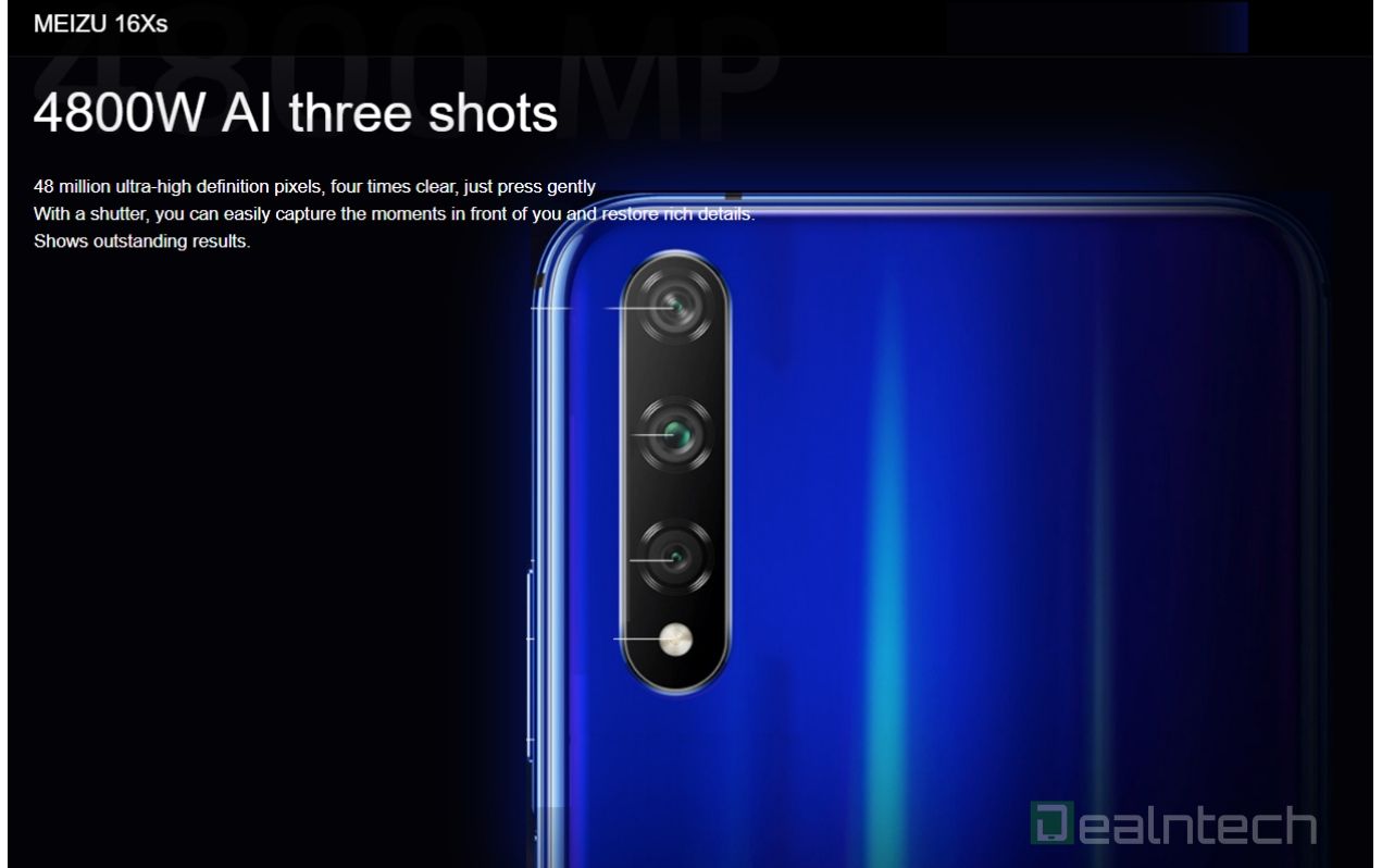 Full specs and features of Meizu 16Xs leaks, powered by Snapdragon 675 - Gizmochina