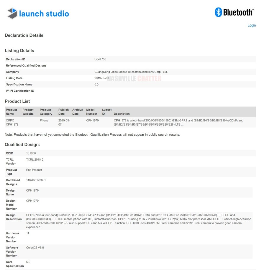 OPPO Reno (CPH1979) Helio 90 edition and CPH1983 specifications leaked ...