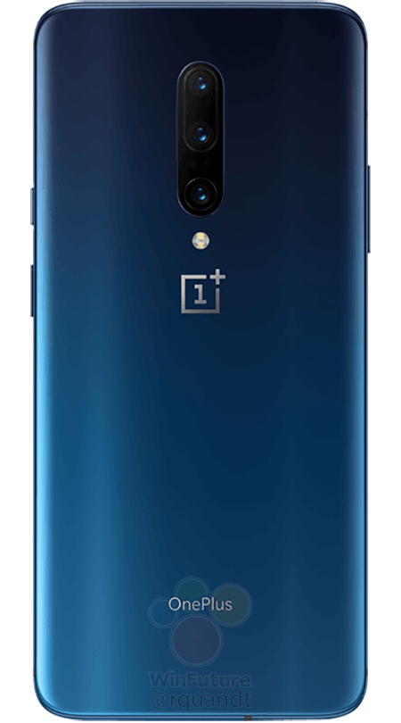Leaked OnePlus 7 Pro renders reveal first blue OnePlus phone - Gizmochina