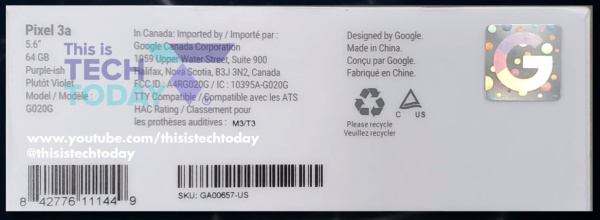 Google Pixel 3a (and 3a XL) specs and retail box revealed in new leaks ...