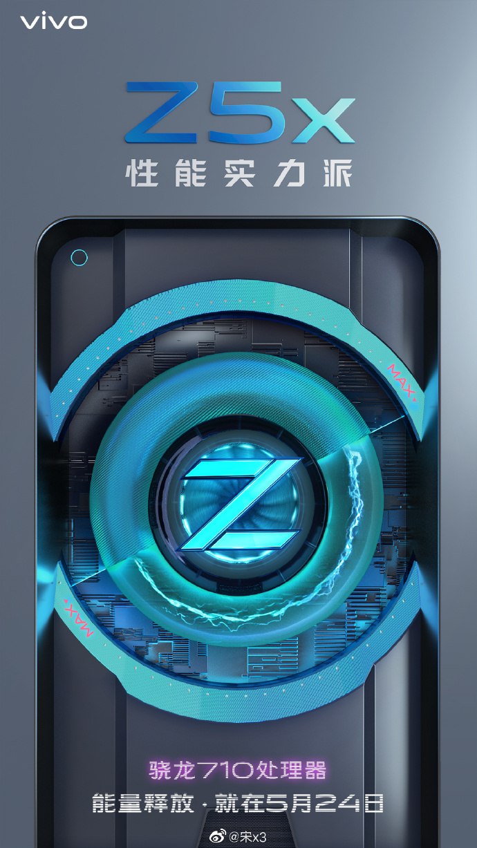 Vivo Z5x key specs: 6.53-inch display, SD710 and 5,000mAh battery officially confirmed - Gizmochina