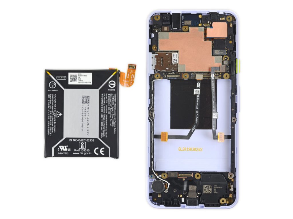 Google Pixel 3a teardown shows that the phone is easier to repair ...