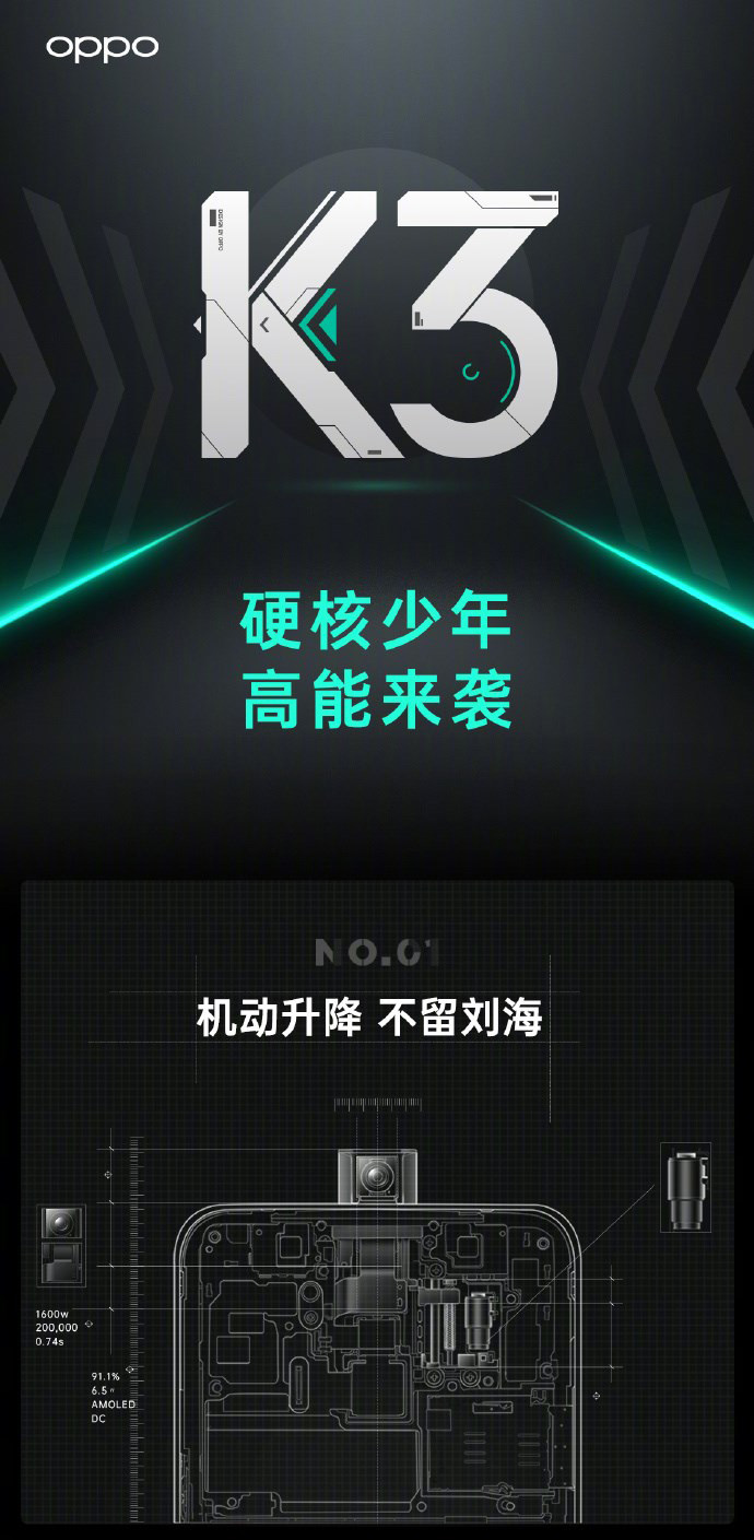 OPPO K3 confirmed to carry pop-up selfie camera and Snapdragon 710 ...