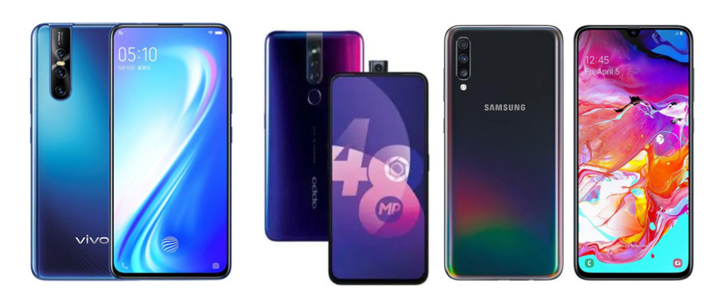 Vivo S1 Pro vs Oppo F11 Pro vs Samsung Galaxy A70: Specs Comparison ...
