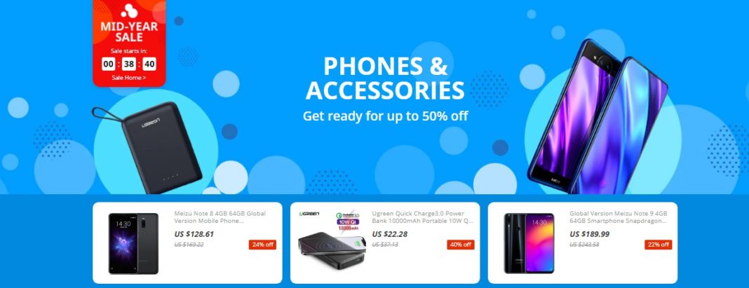 AliExpress Launches its Mid-Year Sale with Up To 50% Off on Phones
