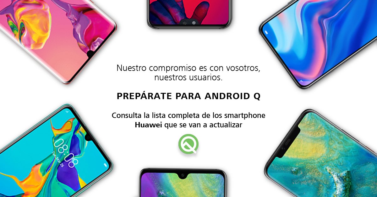 Huawei Spain releases list of phones getting Android Q - Gizmochina