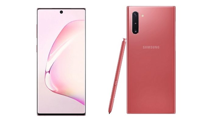 The Pink Galaxy Note 10 is a contender for the most beautiful ...