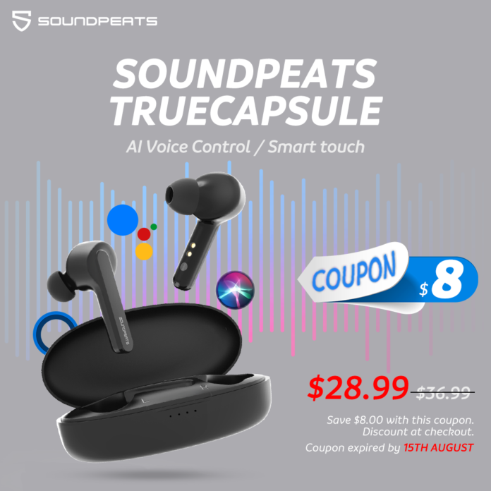 Buy SoundPEATS True Wireless Earbuds for Just $30 from Amazon