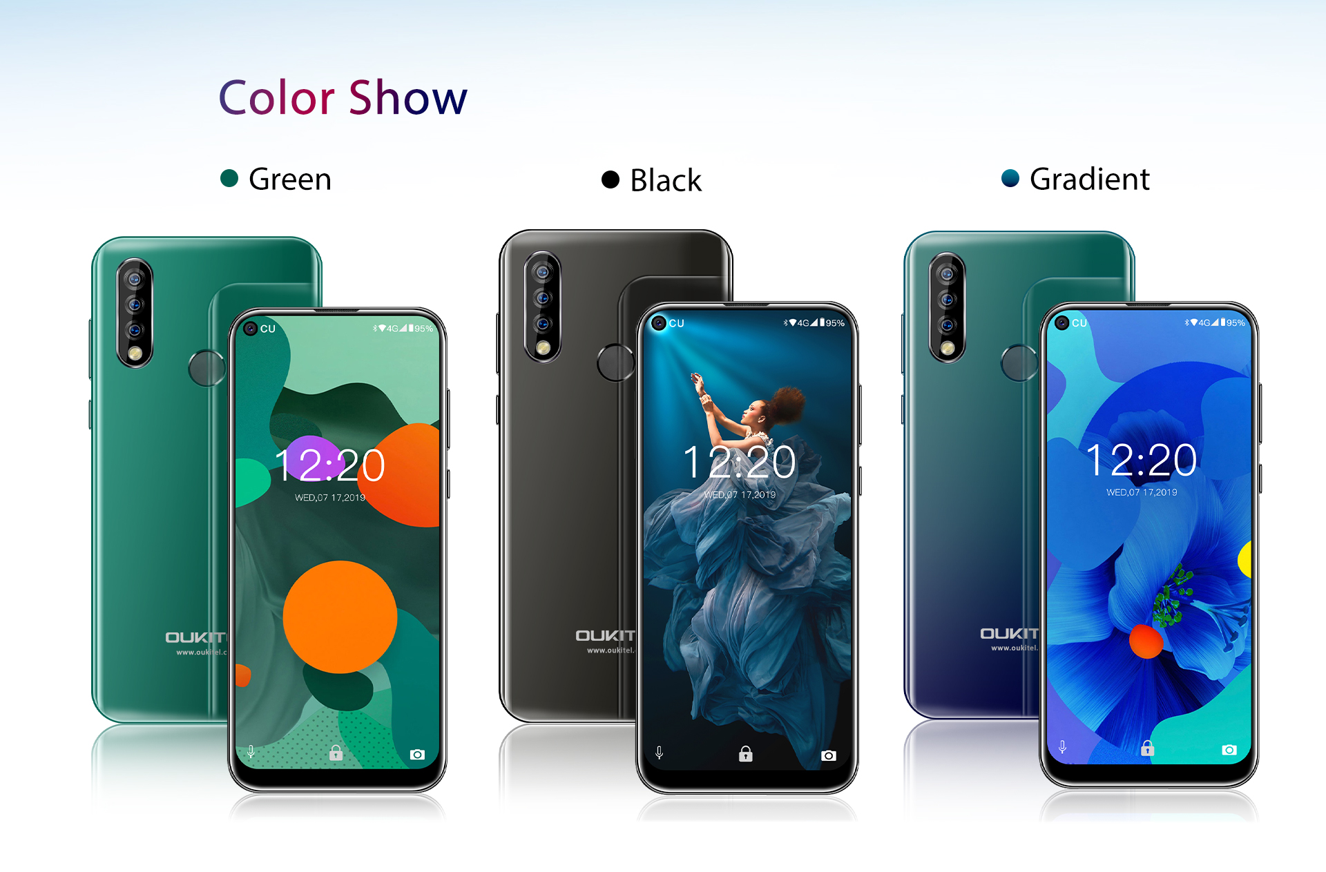 Oukitel C17 Pro goes official with triple camera and punch hole display ...