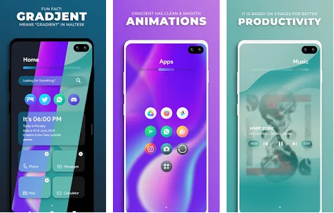 Best KLWP Themes for Android devices - Gizmochina