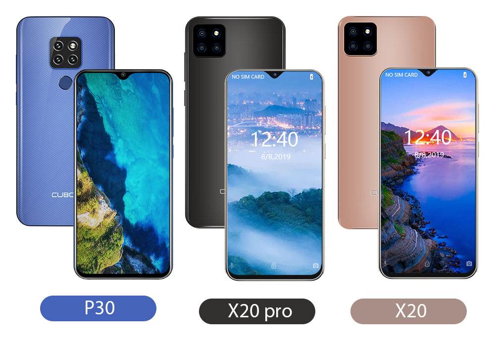 Cubot X20, X20 Pro, and P30 will soon launch featuring Triple AI Camera ...