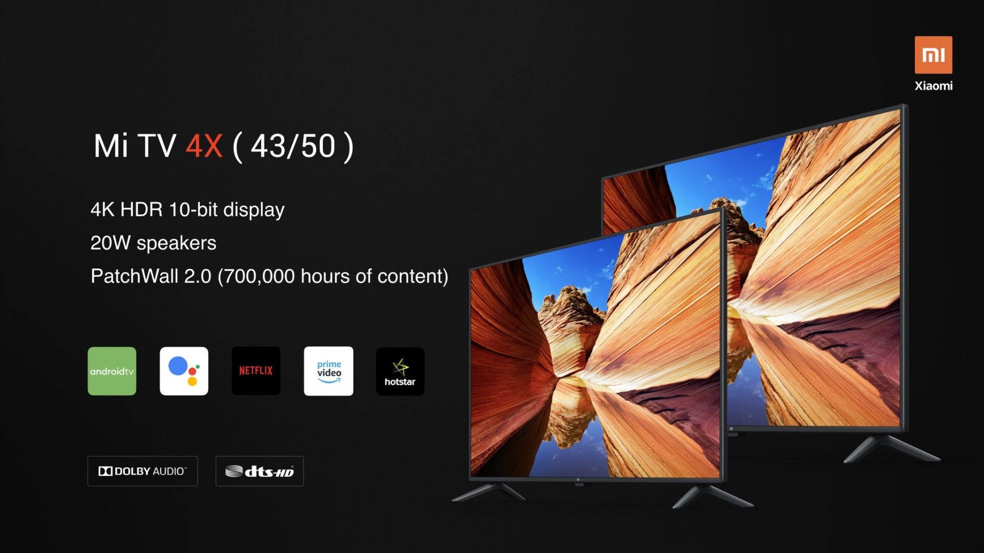 Xiaomi launches premium Mi TV 4X series and Mi TV 4A in India - Gizmochina