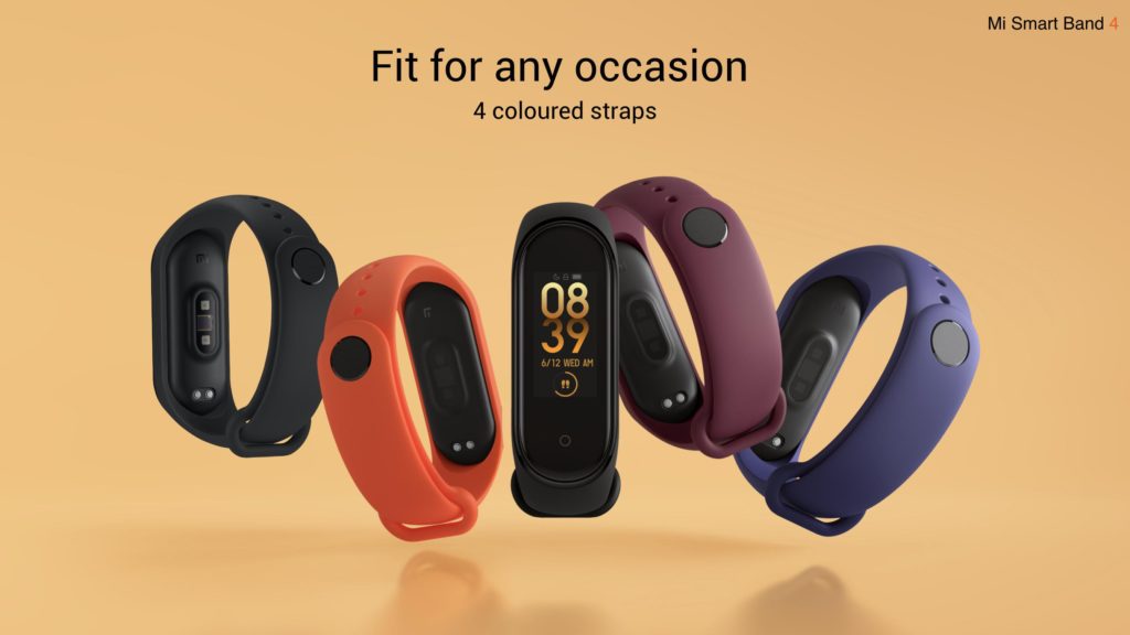 Xiaomi Mi Smart Band 4 with color display and 20-day battery life ...
