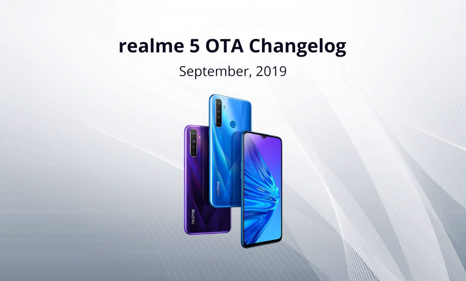 Realme 5 gets new update, features Digital Wellbeing - Gizmochina