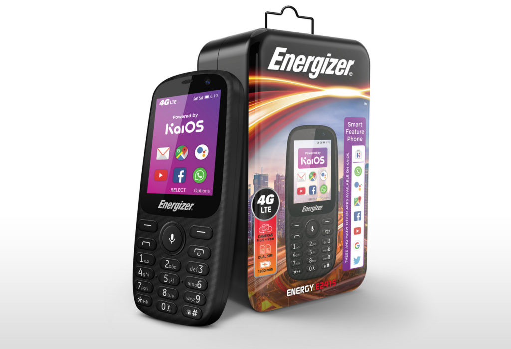 Energizer E241 and E241S feature phones with KaiOS, 3G/4G launched ...