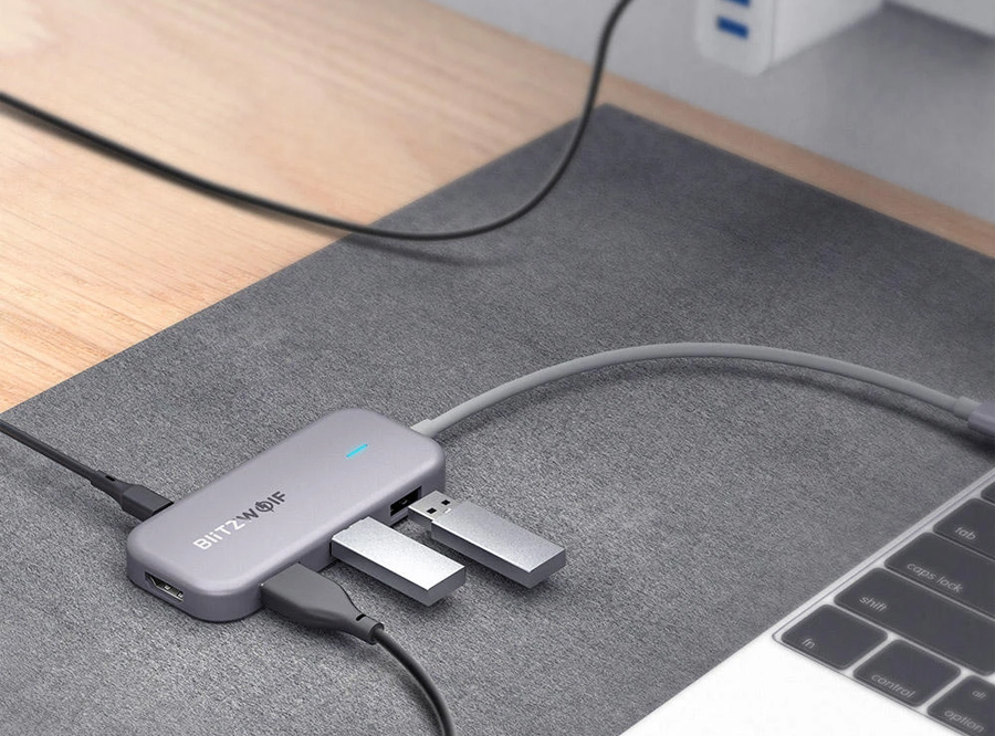 Buy BlitzWolf BW-TH5 7 in 1 USB-C Data Hub for Just $23.99