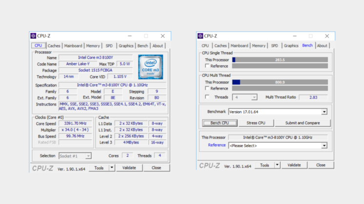 Performance Review: How does the Intel m3-8100Y CPU perform on the new ...
