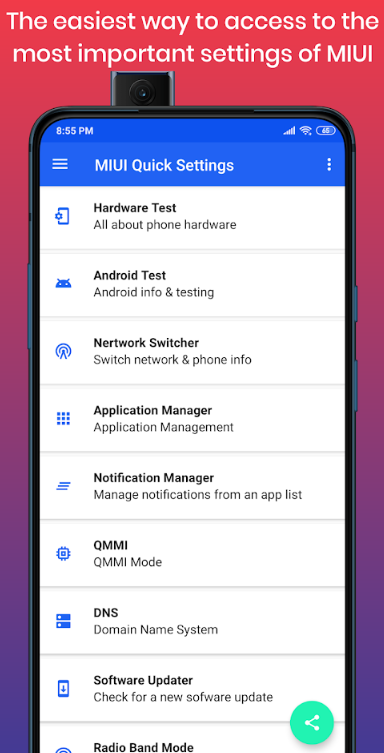 MIUI Quick Settings app brings MIUI's buried settings to the forefront - Gizmochina