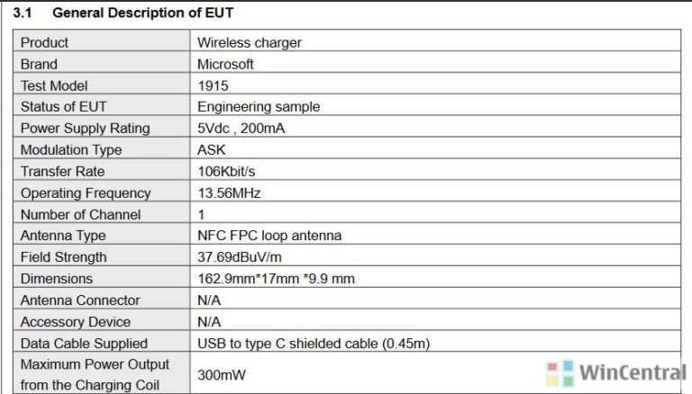 Microsoft Wireless Charger gets certified at FCC; raises questions ...