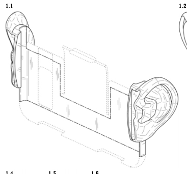 Samsung patents a funny looking smartphone case with human like ears ...