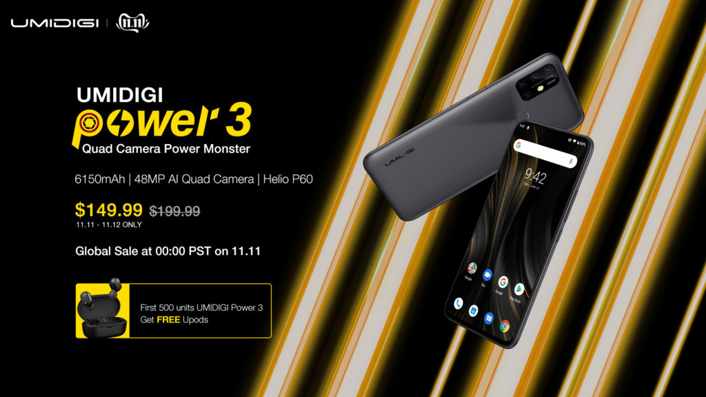 UMIDIGI Power 3 starts its global sale, aims at Redmi Note 8 - Gizmochina