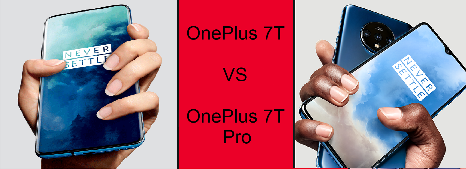 OnePlus 7 vs OnePlus 7T Pro specs comparison! - Gizmochina