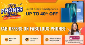 Amazon Launches the Fab Phones Fest Offering up To 40% Off on Latest