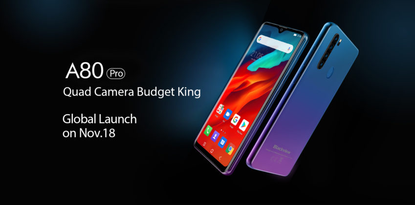 Blackview A80 Pro with Sony quad-camera setup coming on November 18th ...