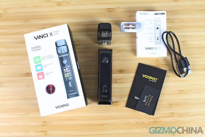 VOOPOO Vinci X Mod Pod Review: Rectangle Shape Vape With Screen ...