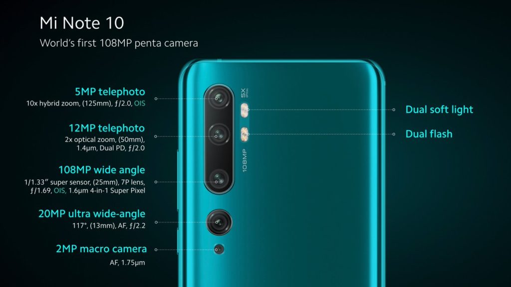 Mi Note 10 and Mi Note 10 Pro launch as world's “first” 108MP penta ...
