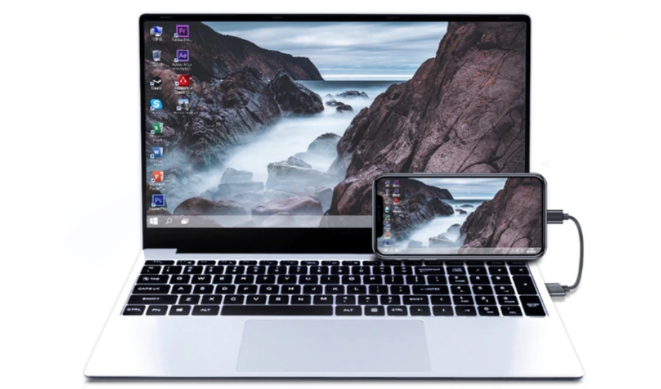 PhoneBook transforms your smartphone into a touchscreen laptop - Gizmochina