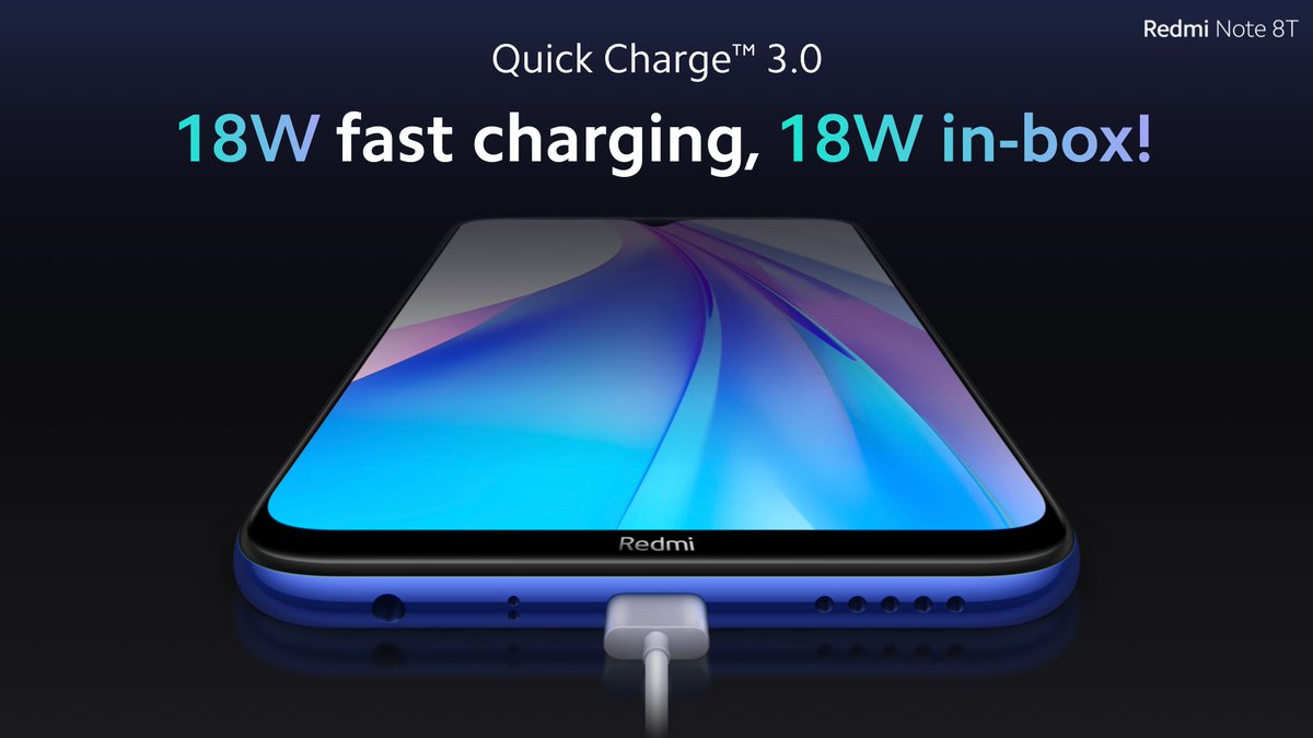 Redmi Note 8T launches in Europe with NFC and 18W charger for €199 ...