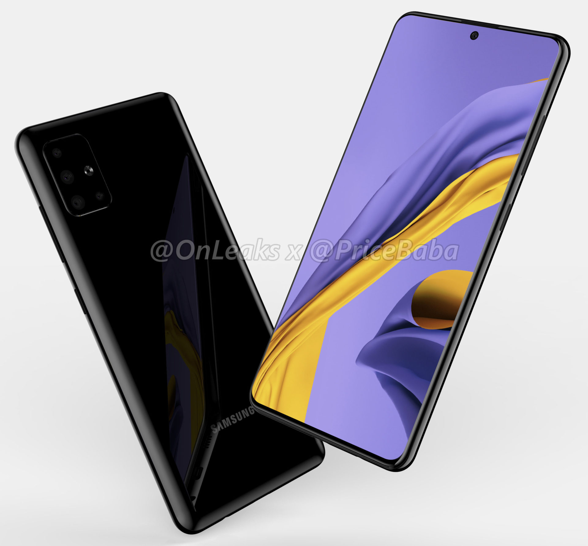 Samsung Galaxy A51 renders reveal punch-hole display like Note 10 ...