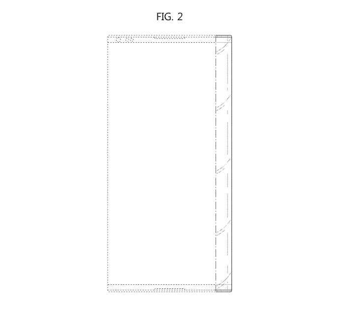 Samsung patents smartphone with waterfall display - Gizmochina