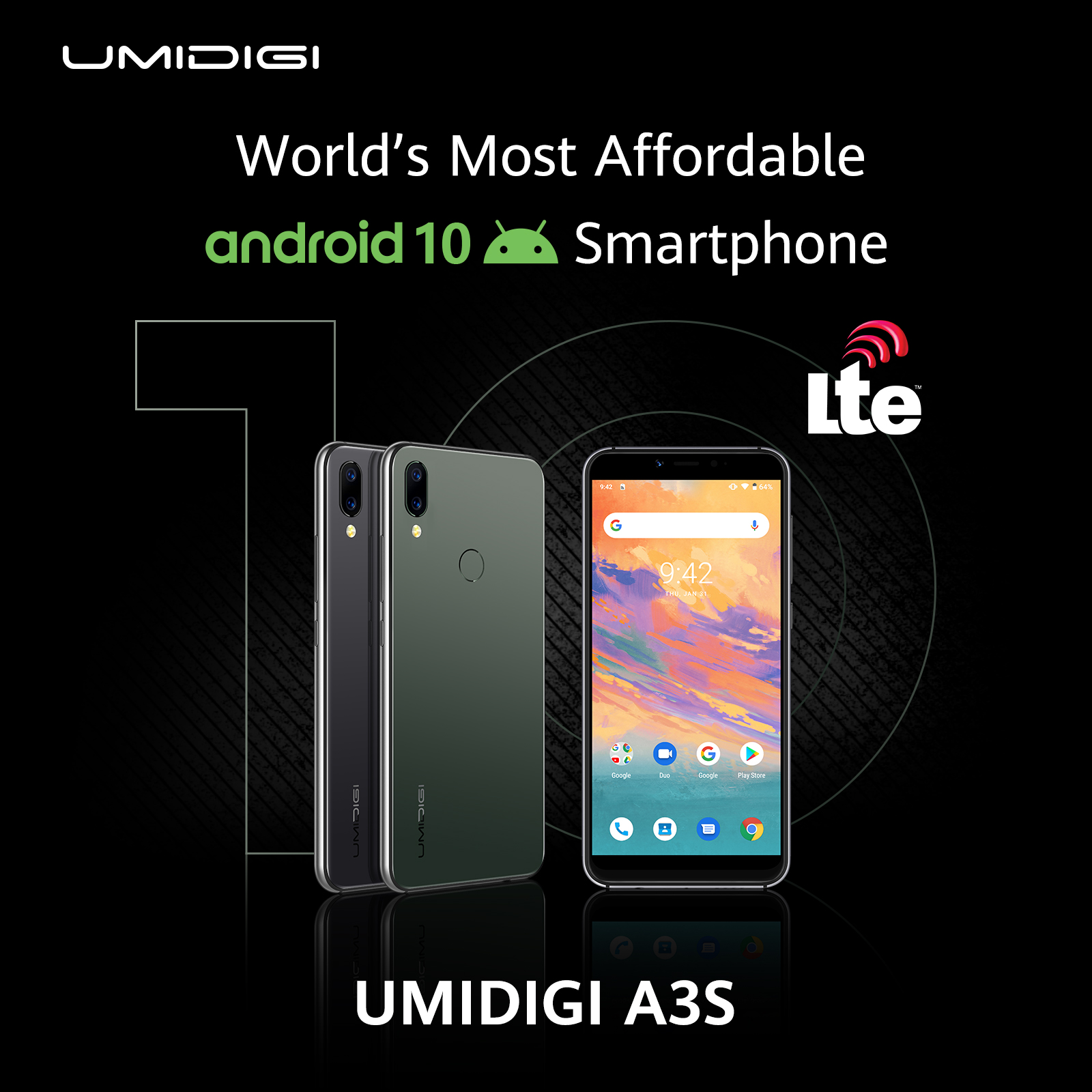 UMIDIGI A3S coming soon to become the most affordable stock Android 10 ...