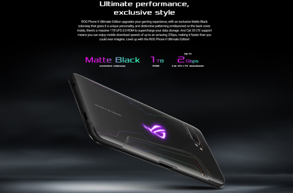 ASUS ROG Phone II Ultimate Edition now on sale in Europe for €1000 ...